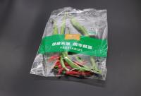 China Food Grade Organic Fruit And Vegetable Packaging Bag Pe Flat Mouth Packaging Bag Perforated for sale