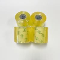 China PVC Winding Tensile Stretch Industrial Wire Film Self Adhesive Transparent Plastic Film for sale