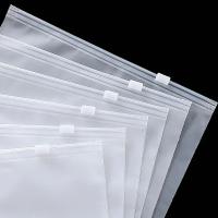 China Customized Plastic Shopping Zipper Bags Clear Moisture Proof for sale