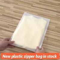 China Customized Plastic Shopping Zipper Bags Clear Moisture Proof for sale