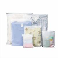 China Biodegradable Plastic Zip Lock Clothing Packaging Bag Clear Ziplock Bags for sale