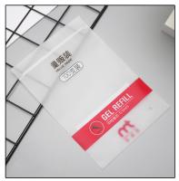 China Moisture Proof Frosted Pvc Eva Zip Lock Bag For Clothing Printed Logo Plastic Zipper Packaging for sale