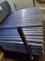 China Light Blue PVC Transparent Sheet Non toxic Mattress Plastic PVC film for sale