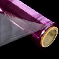 China Recyclable Furniture Wrapping Film 245cm Width Red Transparent Plastic Roll No Glue for sale