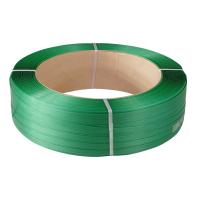 China Green PET Packing Strap 19mm Width Plastic Strap Band 20kg 0.5mm Thickness For brick for sale