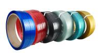 China Green PET Packing Strap 19mm Width Plastic Strap Band 20kg 0.5mm Thickness For brick for sale