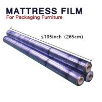 China Soft Blue PVC Transparent Sheet Stretch Film For Raincoat Umbrella for sale
