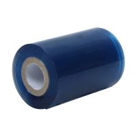 China Customized Cling Plastic Protective Film PVC Blue 35mm Width Electrostatic 0.1mm Thickness for sale