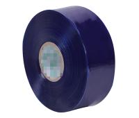 China 50mm Width Blue Stretch Wrap Plastic Film 150mic Thickness OD 240mm for sale