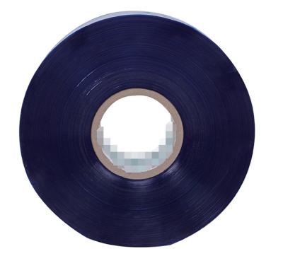 China 50mm Width Blue Stretch Wrap Plastic Film 150mic Thickness OD 240mm for sale