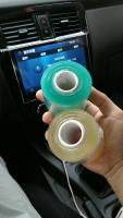 China 0.03mm Thickness Plastic PVC Wrapping Film OD 65mm For Cable Coils Packing for sale