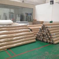 China Transparent Super Clear PVC Sheet Packing Roll blue 28 - 42 PHR For mattress for sale