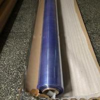 China PVC Transparent Color Film 100cm Width 28PHR 28kg Stretch Wrap Roll For Packing for sale