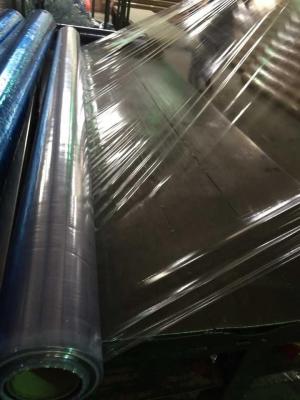 China Normal Clear Packaging PVC Film 28kg 42PHR non sticky 0.2mm Thickness for sale