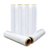 China Plastic Packaging PE Stretch Film Wrapping LLDPE Shrink Film 5kj/M2 Impact Strength for sale