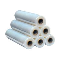 China Scratch Proof Mini Stretch Film Rolls / Self Adhesive Plastic Film LLDPE for sale
