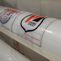 China Protective 0.03mm Printed PE Film 120kg Polyethylene Wrapping Film 280cm Width for sale