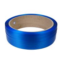 China 1.3mm Thickness PET Strapping Band / Plastic Bundle Strap 16mm Width for sale