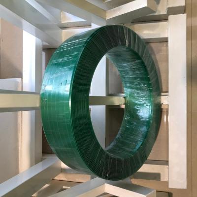China Manual 12.7mm PET Strapping Band Plastic Strips 1.2mm Thickness For Packaging for sale