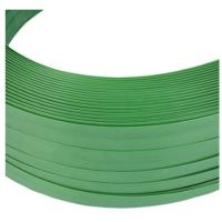 China High Tension 25mm PET Strapping Band Roll Green 0.044inch Thickness For Packing Glass for sale