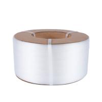 China Printed Plastic PP Strapping Band Roll 12mm Width 50kg Tension 1.2mm Thickness for sale