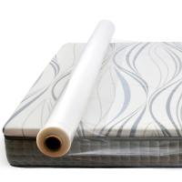China Clear Transparent PE Film Roll Packaging Smooth Soft 100kg For Mattress Wrapping for sale