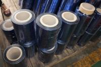 China White 1.7KG Transparent PVC Plastic Sheet 50cm Width 0.15mm Thick Film Roll For Packing for sale