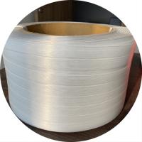 China White 32mm PET Strapping Band Polyester Composite Strap 20kg 0.02inch Thickness for sale