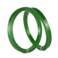 China Customization PET Strapping Band 12mm 20mm Width Green Plastic Band For Packaging for sale
