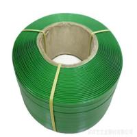 China 16mm Width PET Polyester Strapping 20kg Plastic Green PET Strap 0.5mm Thickness for sale