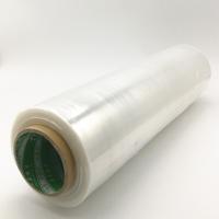 China 20 Mic Transparent Wrap Stretch Film Roll Lldpe 52MPa Tensile For Luggage Packing for sale