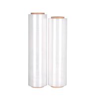 China 50 70 Micron Polyethylene PE Stretch Film Low Density Moisture Proof for sale