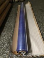China Transparent 0.08mm PVC Soft Film Plastic Clear Film 42PHR 245cm Width For Packaging for sale