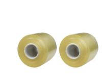 China Dust Proof OD 70mm PVC Stretch Cling Film 250mm Width Sticky 130mic Thickness for sale