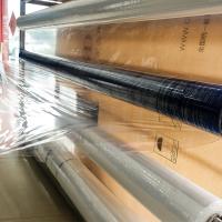 China Transparent Plastic Sheet PVC Film Roll 0.07mm Economical 2500mm width 34PHR for sale