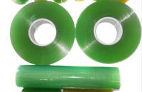 China Plastic 35mm PVC Wrapping Film 180mm OD Self Adhesive Transparent Film for sale