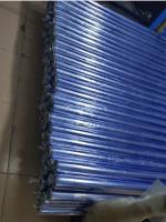 China No Sticky Clear PVC Sheet Roll 0.05mm Blue PVC Film 42PHR 28kg For Mattress for sale