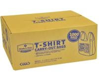 China PLA Compostable Plastic T Shirt Shopping Bags Biodegradable Eco Friendly for sale