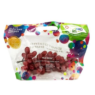 China Supermarket Opp Plastic Packaging Fresh Fruit Vegetable Bags with Adhesive for sale