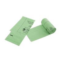 China Disposable Large Biodegradable Plastic Trash Bags PLA Compostable With Logos for sale
