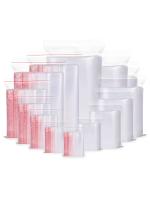 China Self Sealing PE Mini Zipper Poly Bags Clear For Packaging Food for sale