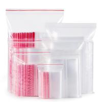 China Self Sealing PE Mini Zipper Poly Bags Clear For Packaging Food for sale