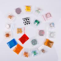 China Self Sealing PE Mini Zipper Poly Bags Clear For Packaging Food for sale