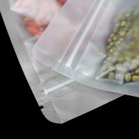 China Clear PE Zip Lock Stand Up Pouch Bags SGS Approved For Food Packaging for sale