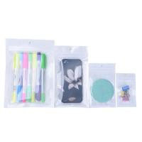 China Retail Clear Poly Packaging Bag Self Seal Hang Hole Ziplock Bags for sale