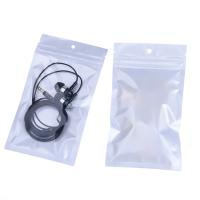 China Retail Clear Poly Packaging Bag Self Seal Hang Hole Ziplock Bags for sale