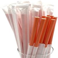China Starch Rice PLA Biodegradable Drinking Straw Natural Color Eco Friendly for sale