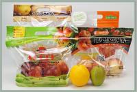 China Anti Fog Fruit Protection OPP Packaging Bag With Slider Zipper Handle for sale