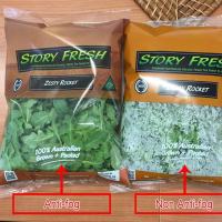 China Transparent Bopp Packaging Pouches Salad Fruits Anti Fog Plastic Bags for sale