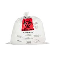 China Plastic Autoclave Biohazard Garbage Bag Waste Disposal For Hospital for sale